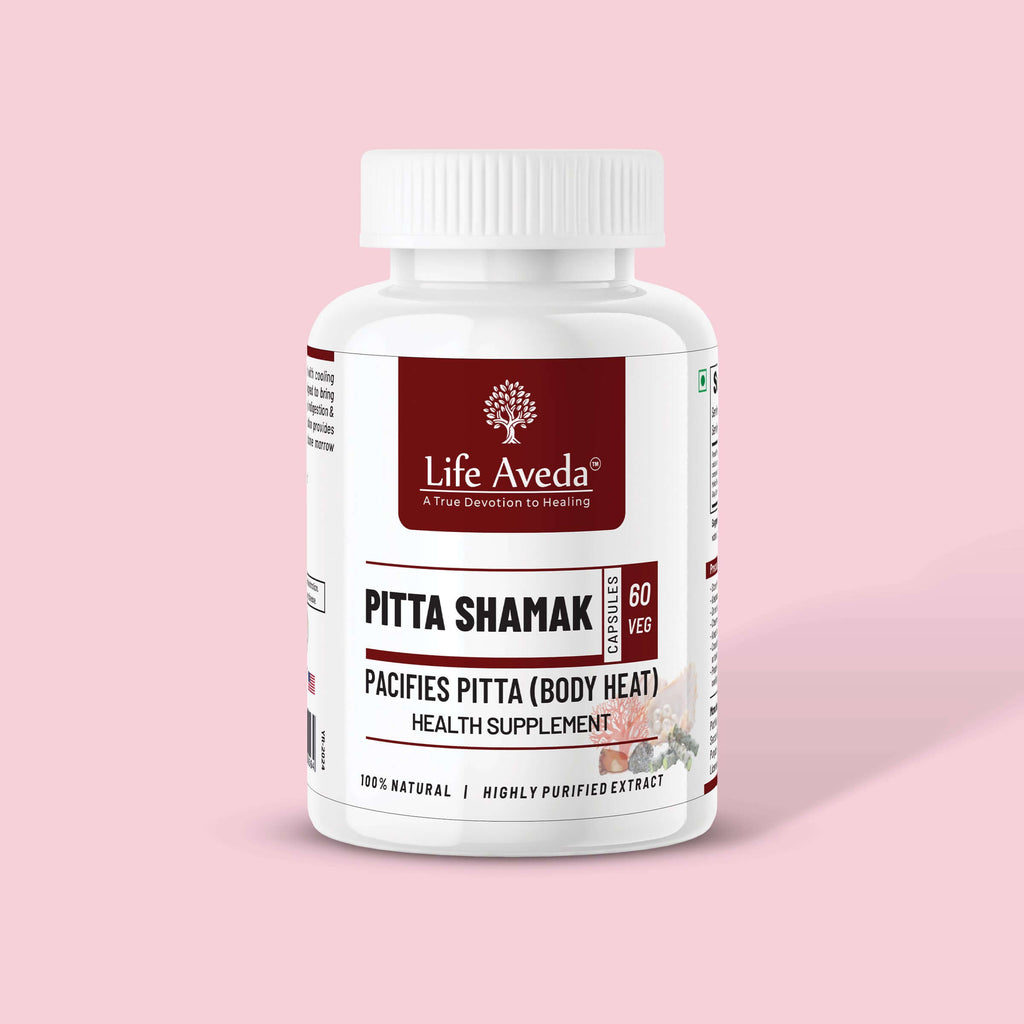Pitta Shamak | Pitta Balance Capsules, Pitta Balance Medicine | Life Aveda