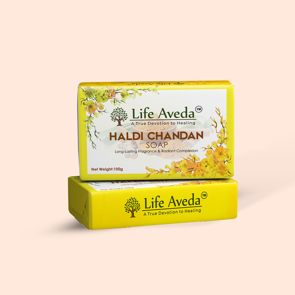 Haldi Chandan Soap – Life Aveda