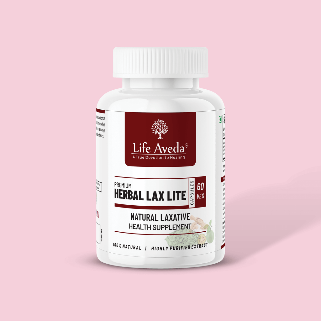 Premium Herbal Lax Lite for Digestion Problems & Constipation | Life Aveda